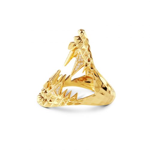 GOLD BITE RING – Kasun London
